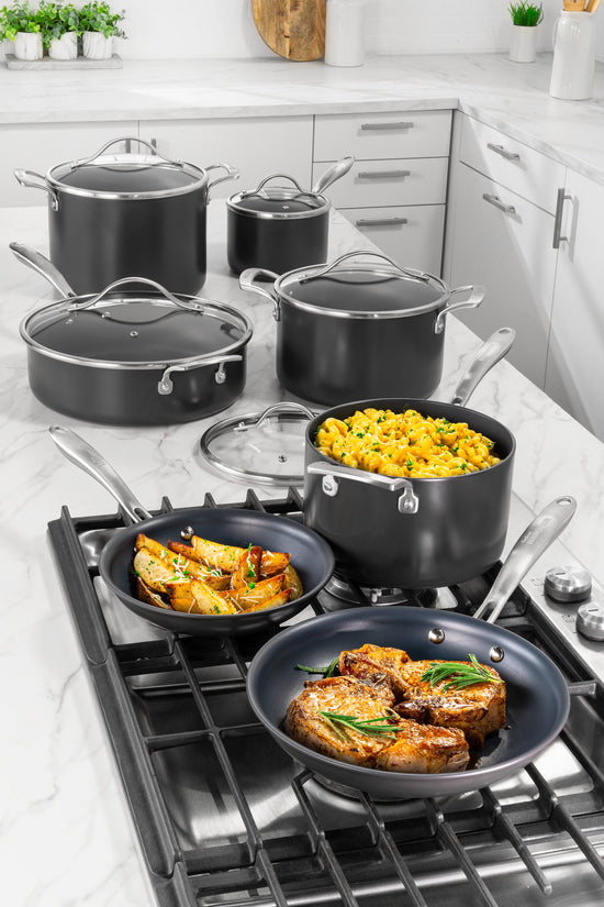 Laser Titanium 12 Piece Set – Guy Fieri's Flavortown
