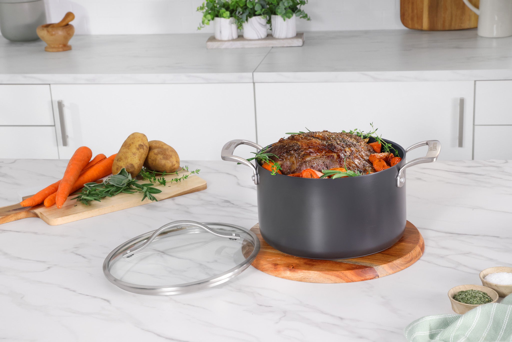 Laser Titanium 6qt Dutch Oven with lid – Guy Fieri's Flavortown